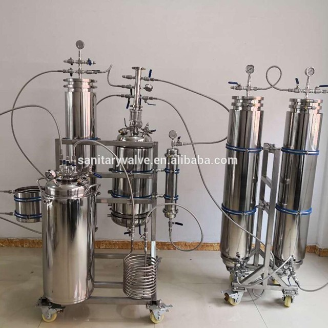Stainless Steel 15LB Closed Loop Butane Extraction Fully Jacketed from ...