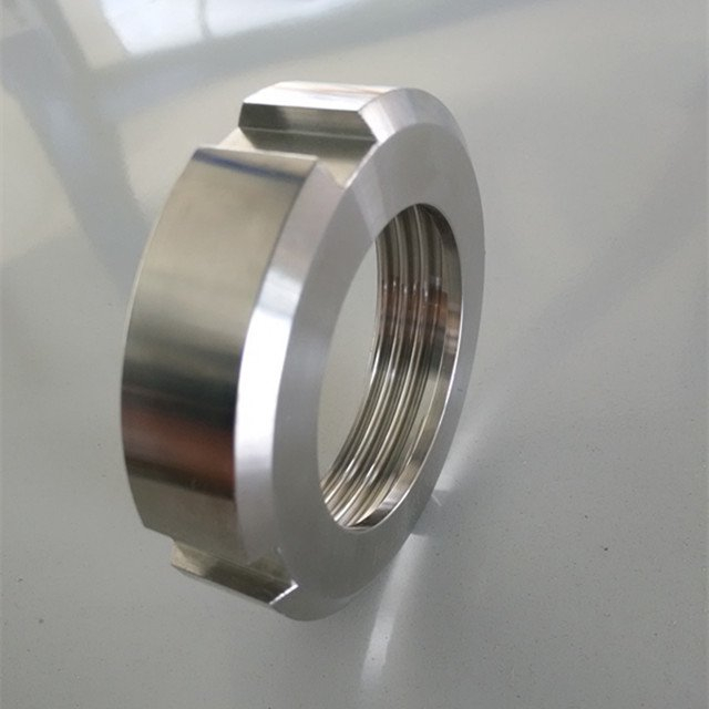 Stainless Steel 304 DIN Hygienic Fitting Union Round Nut from China ...