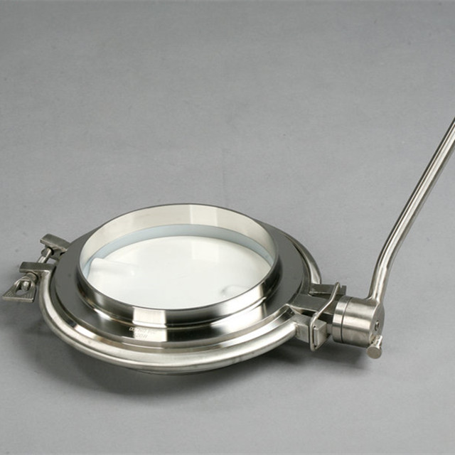 Stainless Steel Manual Hygienic Powder Butterfly Valve Butt Welded Ends ...