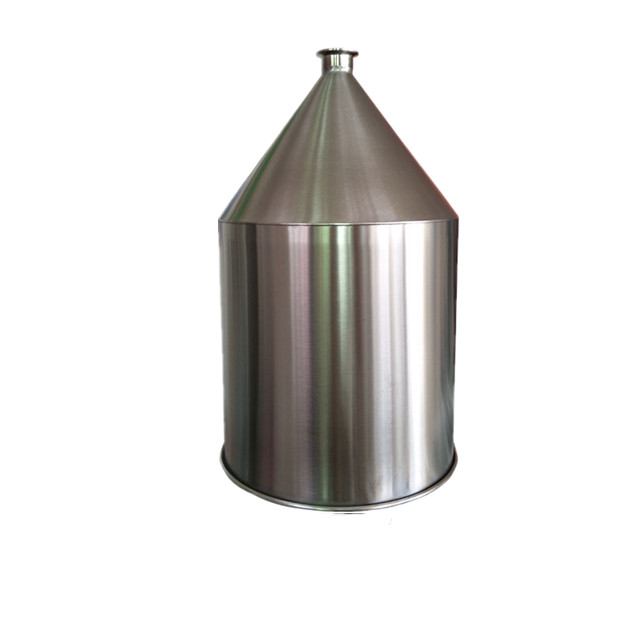 Sanitary Stainless Steel Tri Clover Cyliner Cone Hopper from China ...