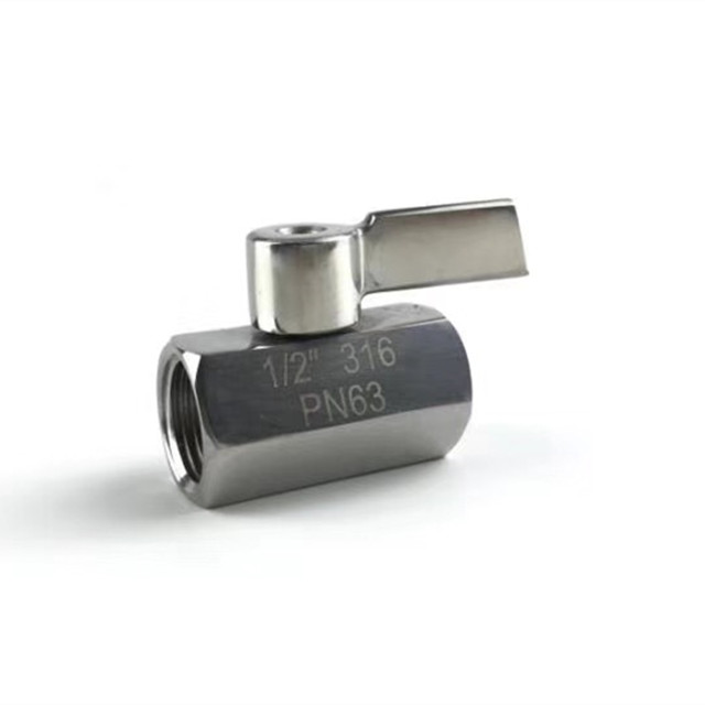 Stainless Steel (316) Mini Ball Valve - FXF BSPT G BSPP Threaded - Buy ...